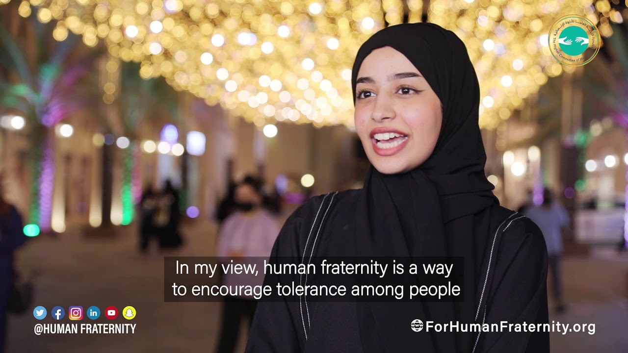 What does the concept of human fraternity mean to you? - YouTube