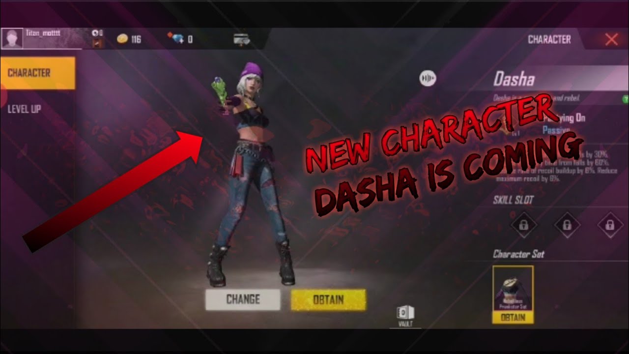 Free Fire New Character Dasha || Dasha Character Ability || Free Fire ...