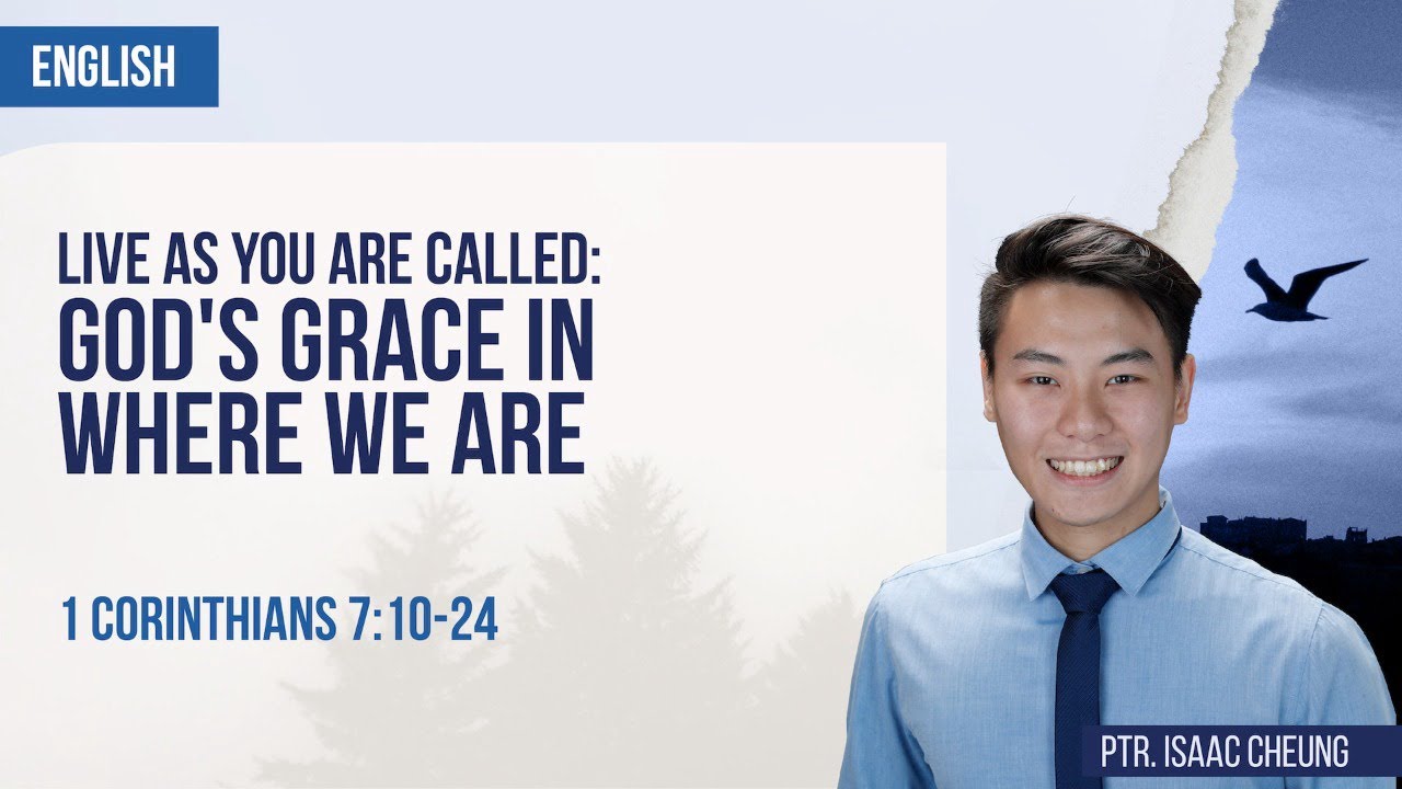 Live as You are Called: God's Grace in Where We Are - YouTube