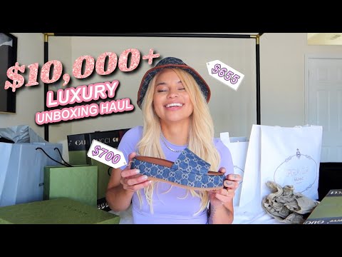 I TREATED MYSELF ! A $10,000 LUXURY HAUL | Gucci, balenciaga, prada