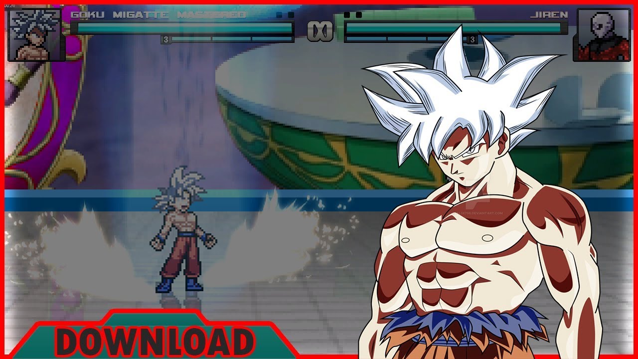 Goku Mastered Ultra Instinct (JUS) MUGEN by Revolution Gamer - YouTube