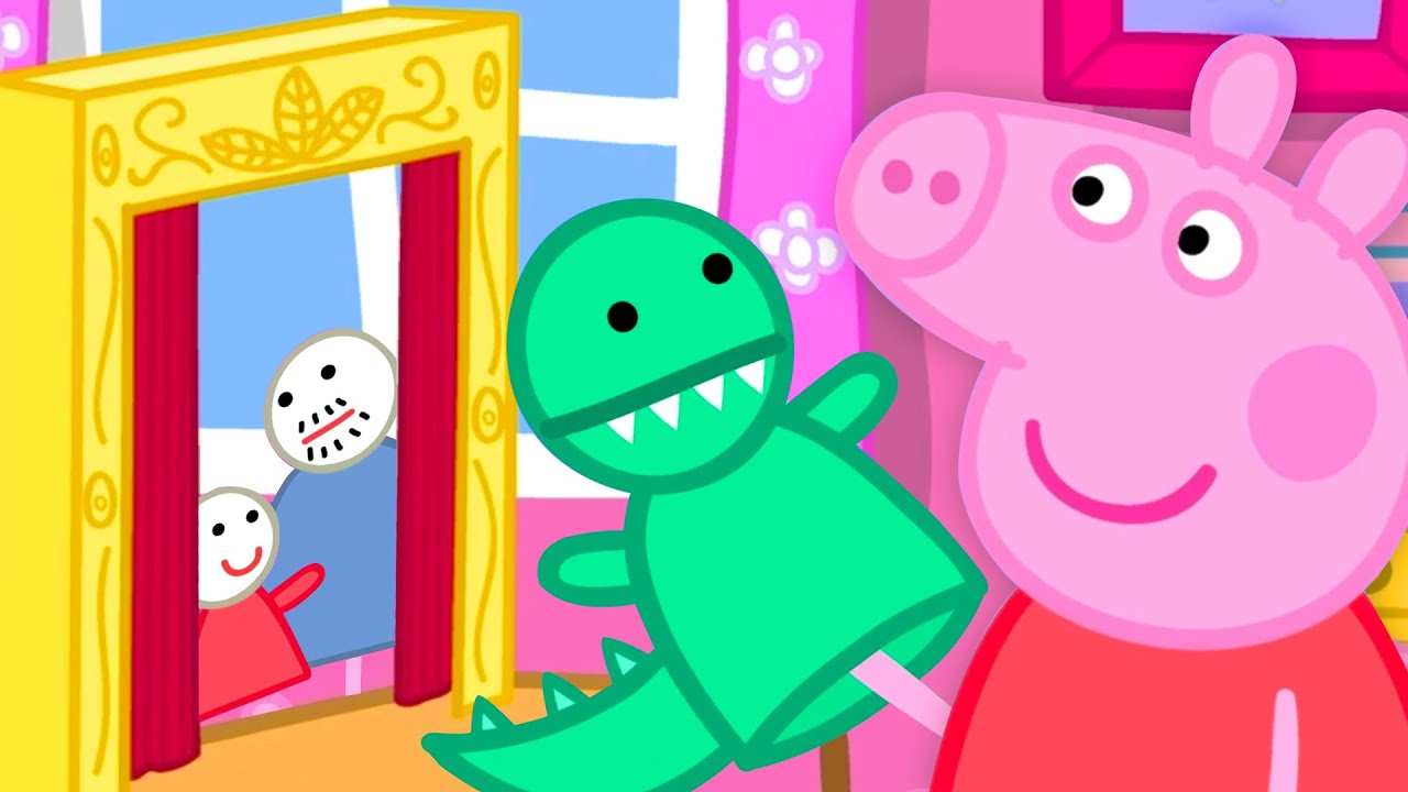 Peppa Pig And George Learn How To Make Puppets | Kids TV And Stories ...