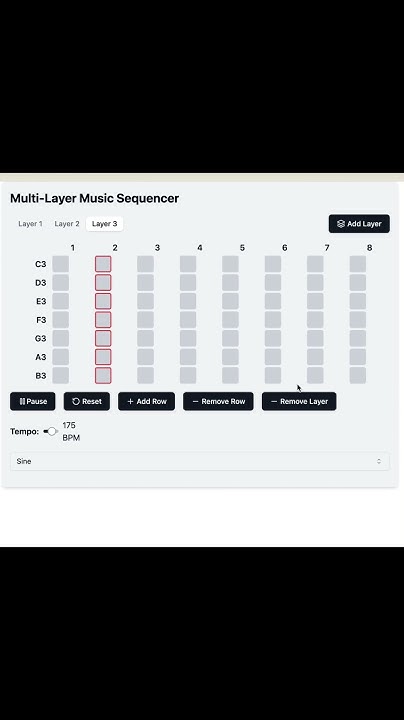 Claude Renders React Objects | Music Sequencer - YouTube