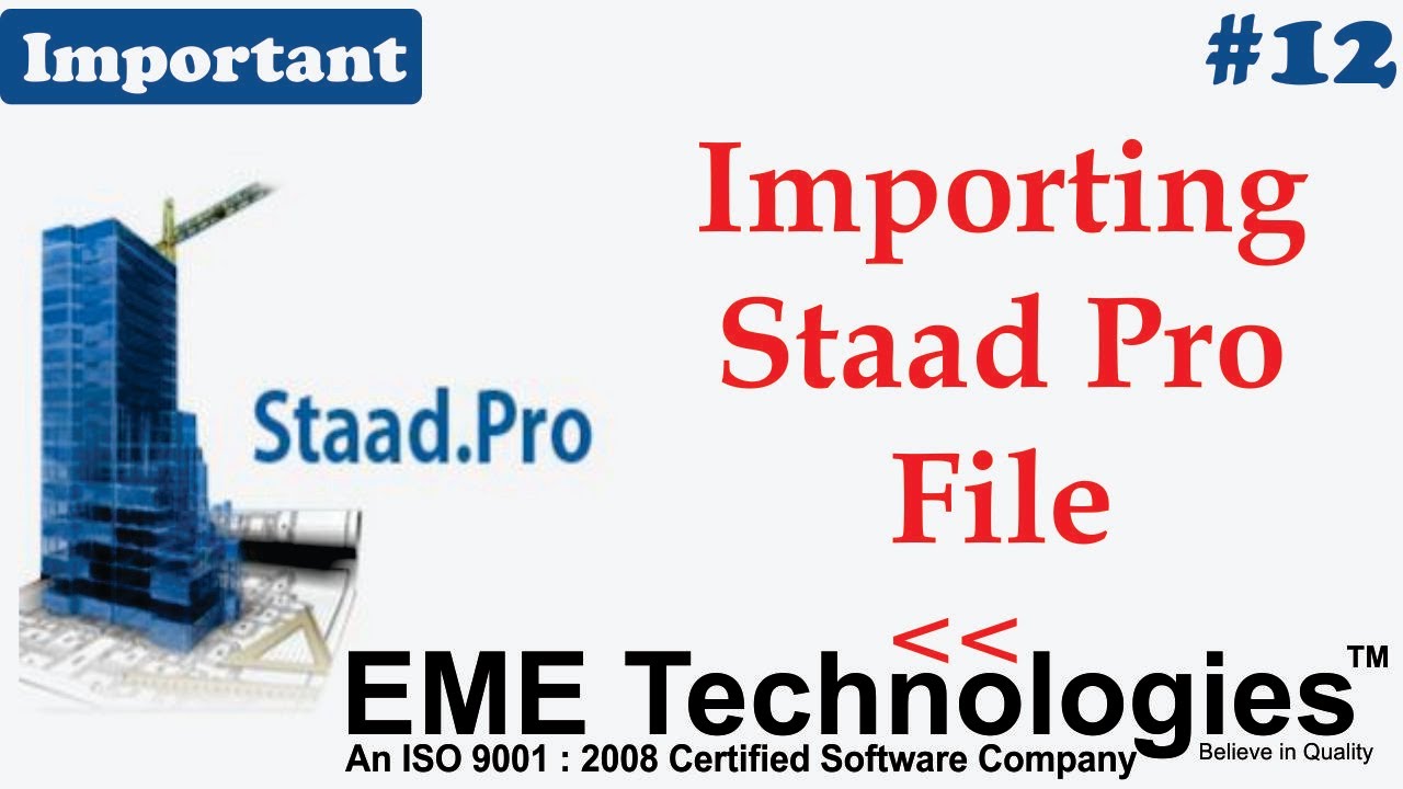 How To Import Staad Pro File Into AutoCad YouTube How To Import Staad Pro File Into AutoCad YouTube