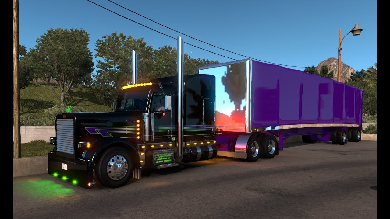 American Truck simulator -Peterbilt 389 N14 CUMMINS (Rollin Transport ...