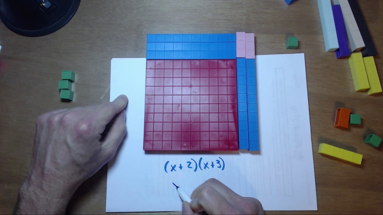 Using Base Ten Blocks to Multiply Polynomials - YouTube