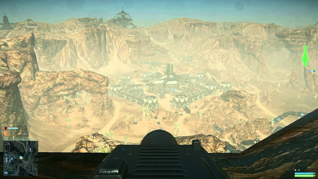 Planetside 2 - New engineer Anti-Vehicle Turret - Target practice ...
