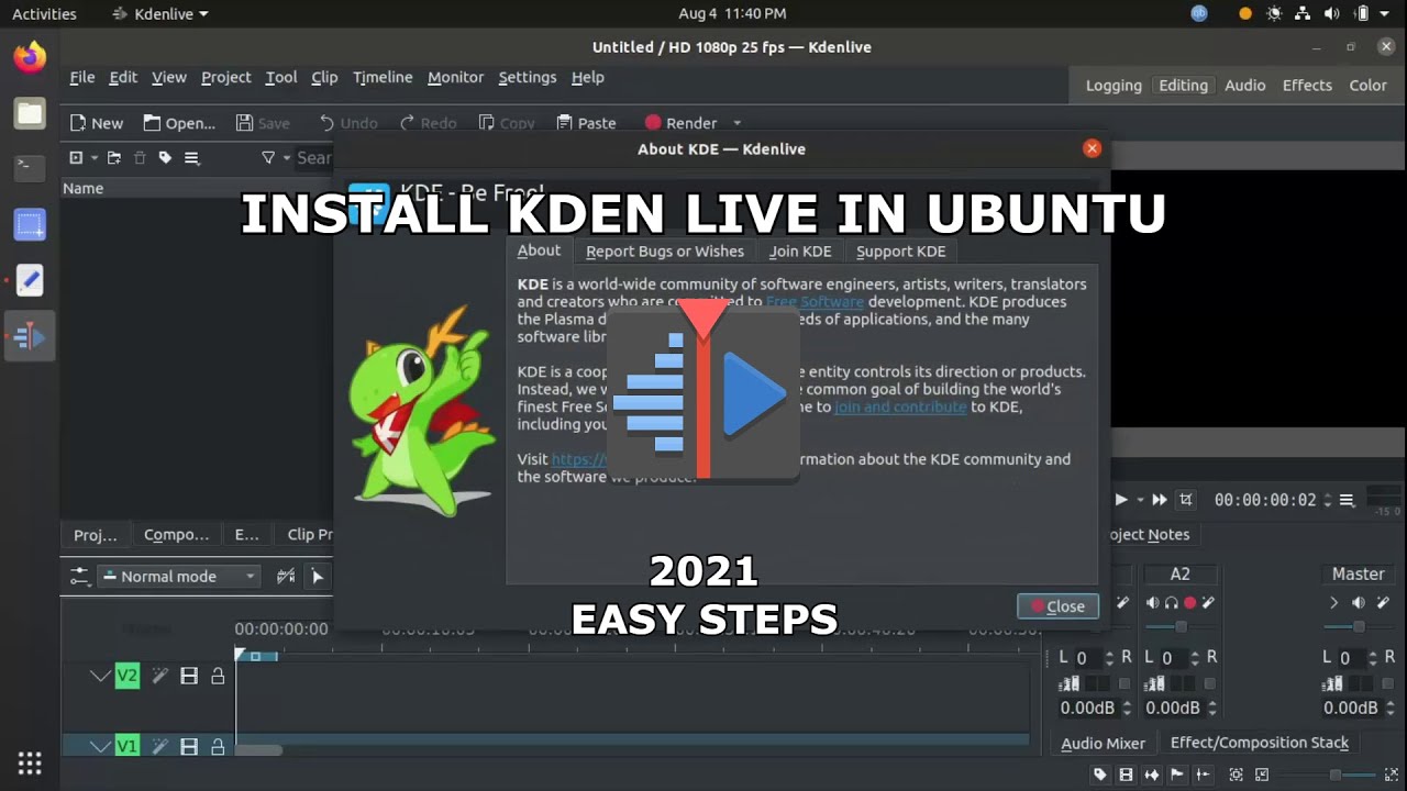 INSTALL KDEN LIVE IN UBUNTU | 2021| - YouTube