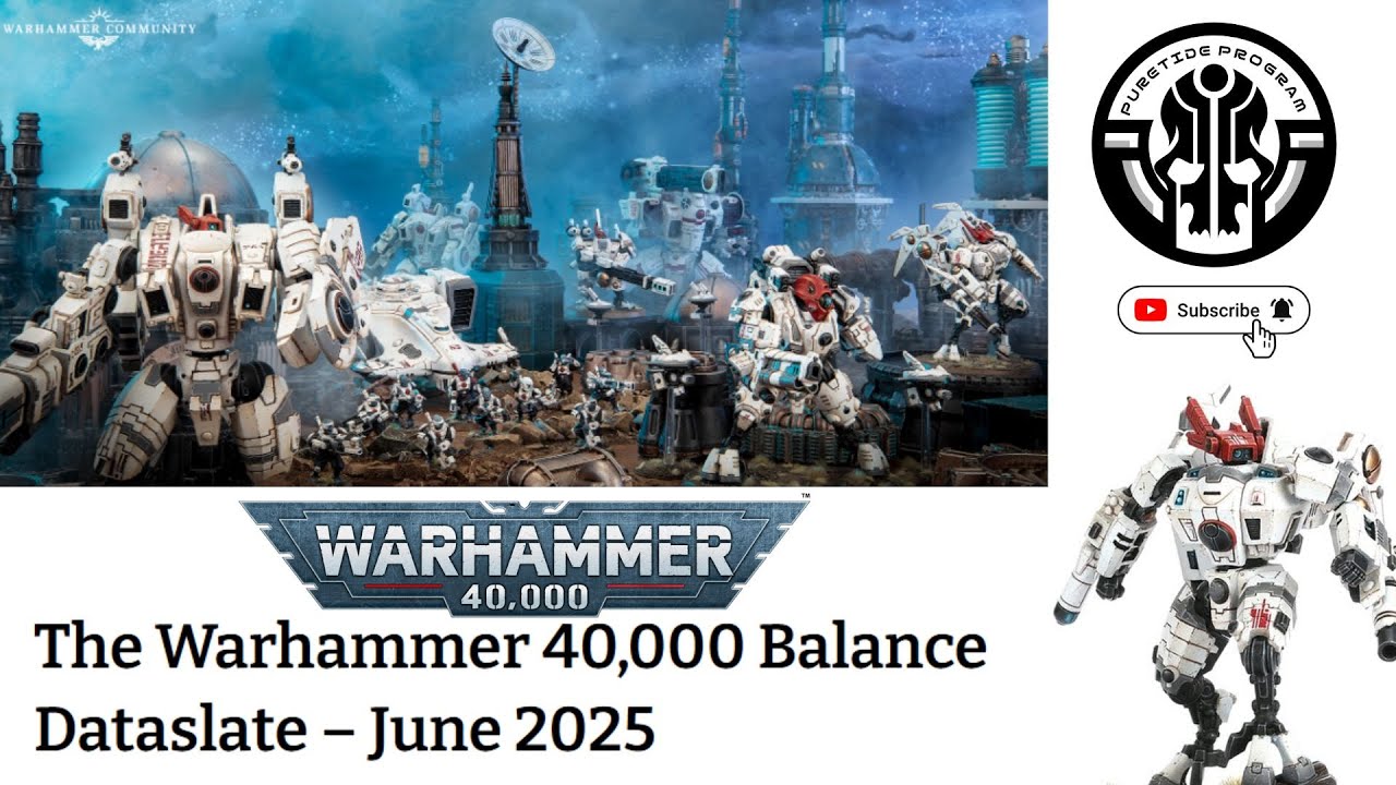 WARHAMMER 40 000 NEW BALANCED DATASLATE - BIG TAU CHANGES - YouTube