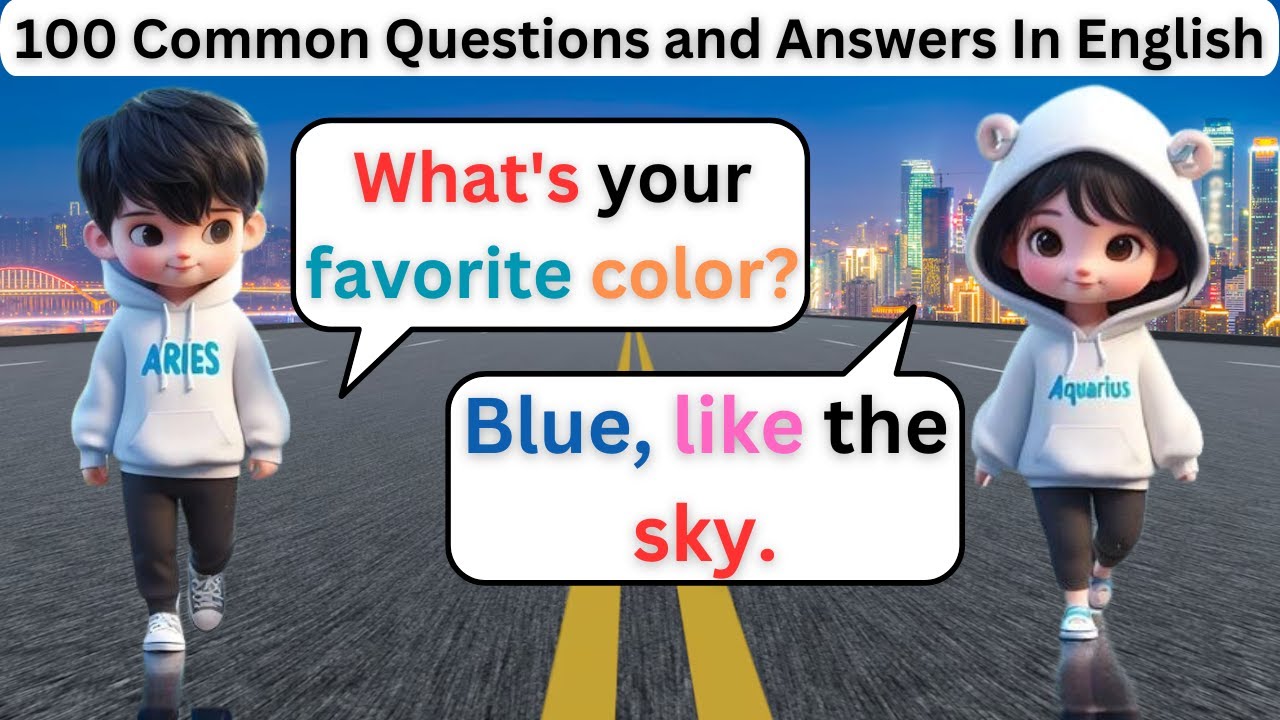 English Speaking Practice For Beginners: English Conversation | 100 ...
