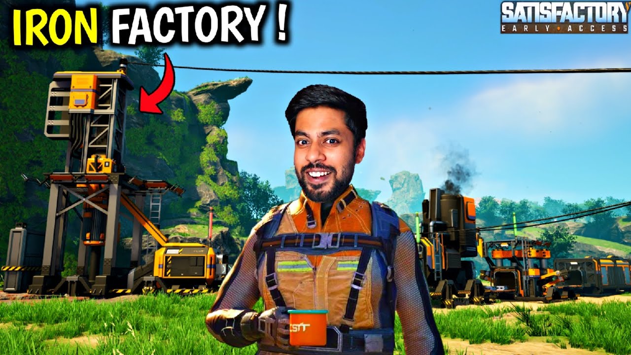 I MADE IRON FACTORY IN SPACE PLANET ! | Satisfactory gameplay | Tamil ...