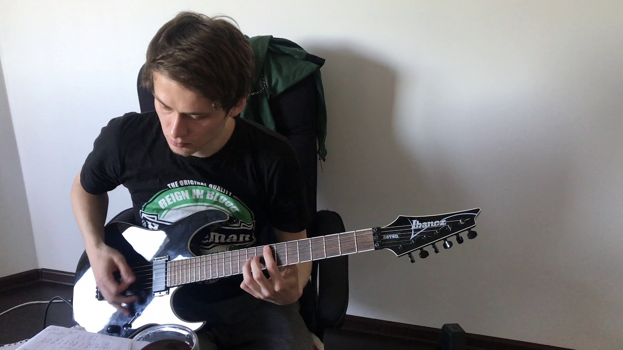 Rammstein - Hallomann solo cover (riff, tabs) - YouTube