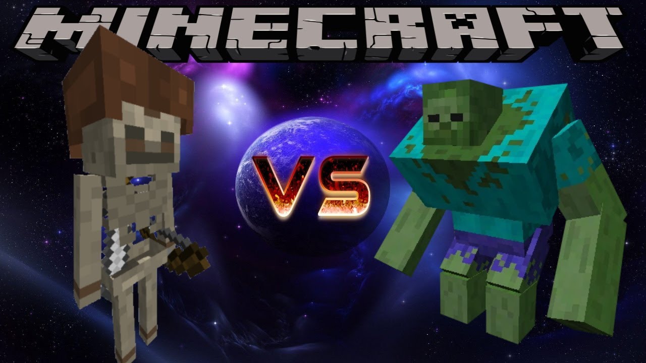 SKELETON WARRIOR VS MUTANT ZOMBIE - MINECRAFT 1.12.2 (MOB BATTLE) - YouTube