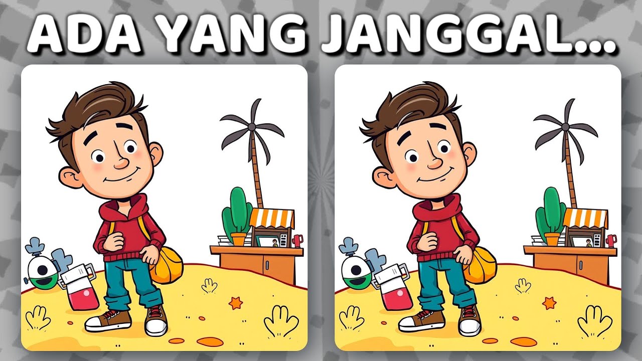 Gambar ini mirip banget… tapi ada 3 perbedaan, lho! 😱 Temukan perbedaan ...
