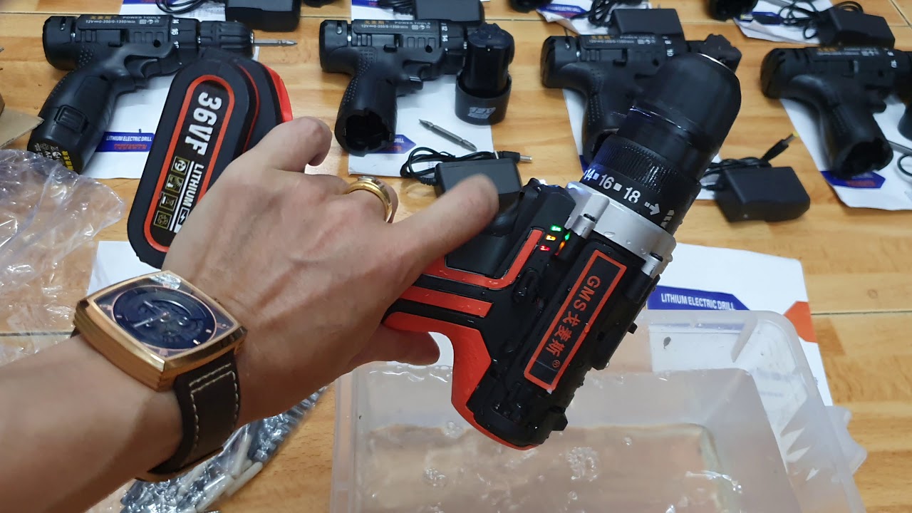 Hàng mới về - test cho ae máy khoan pin 36V, máy bắn vít cần tay 36V ...