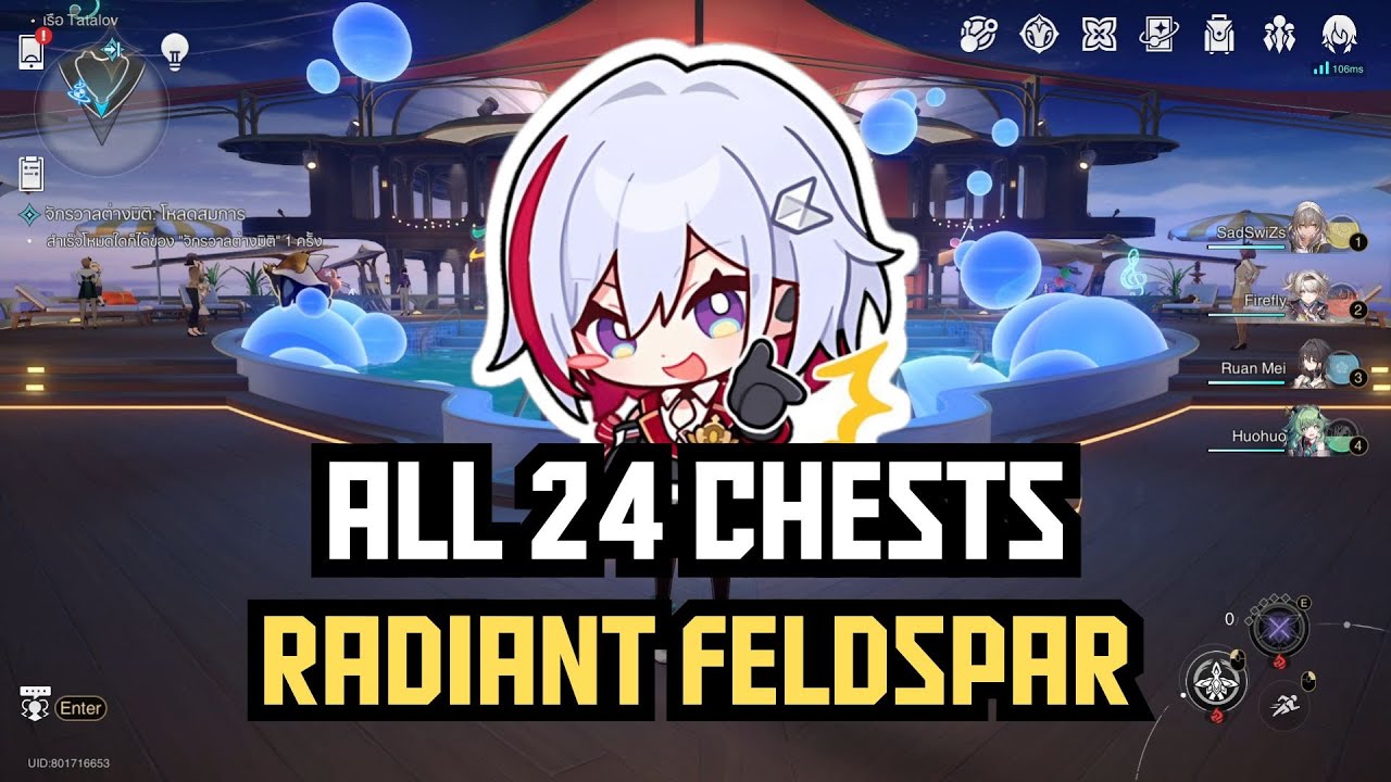 Honkai StarRail - All 24 Chests in Radiant Feldspar - YouTube
