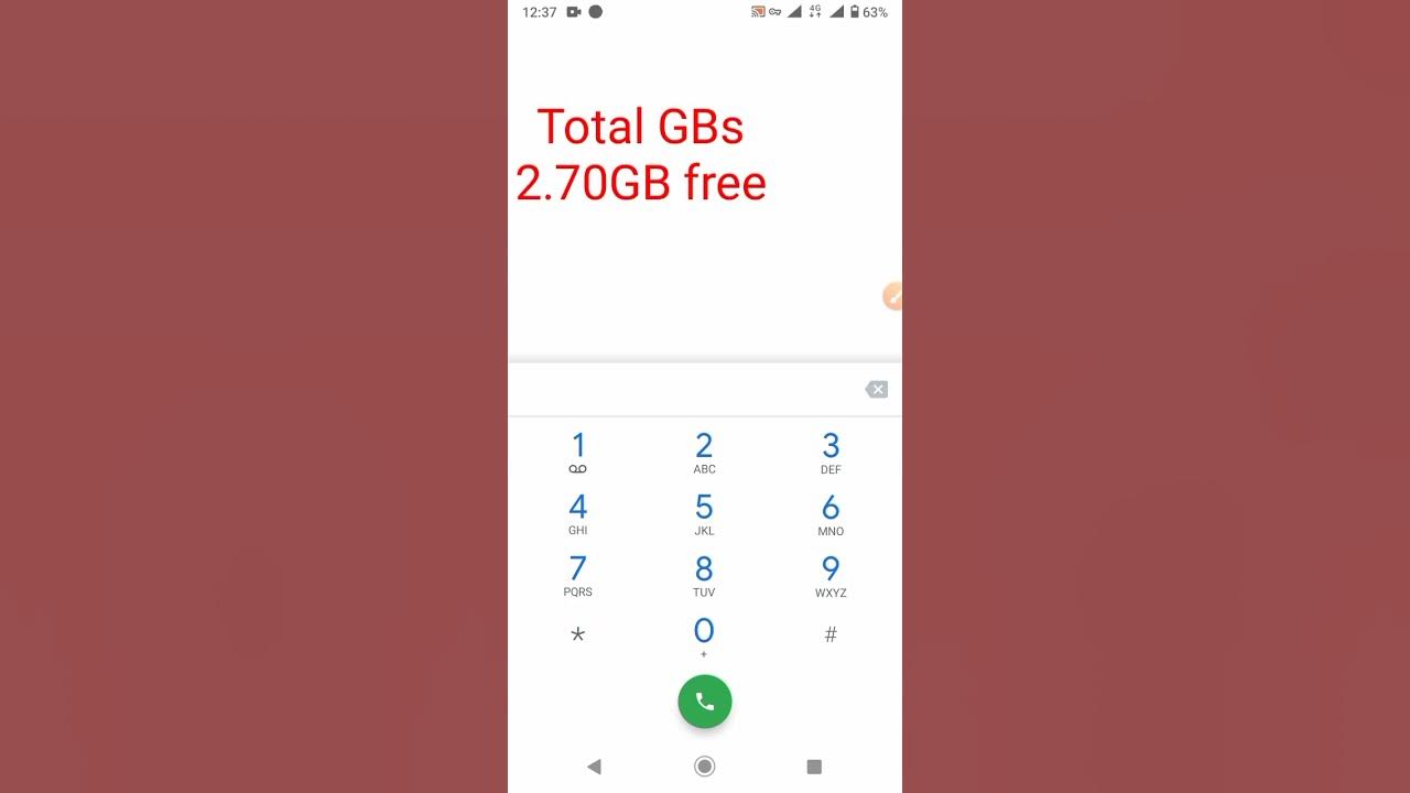 AIRTEL 2.70GB FREE data CODES - YouTube