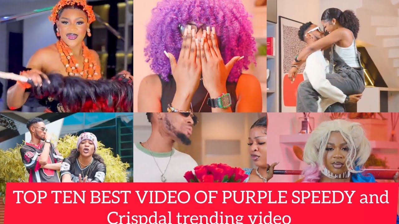 TOP TEN BEST TRENDING PURPLE SPEEDY AND CRISPDAL VIDEOS TIKTOK - YouTube