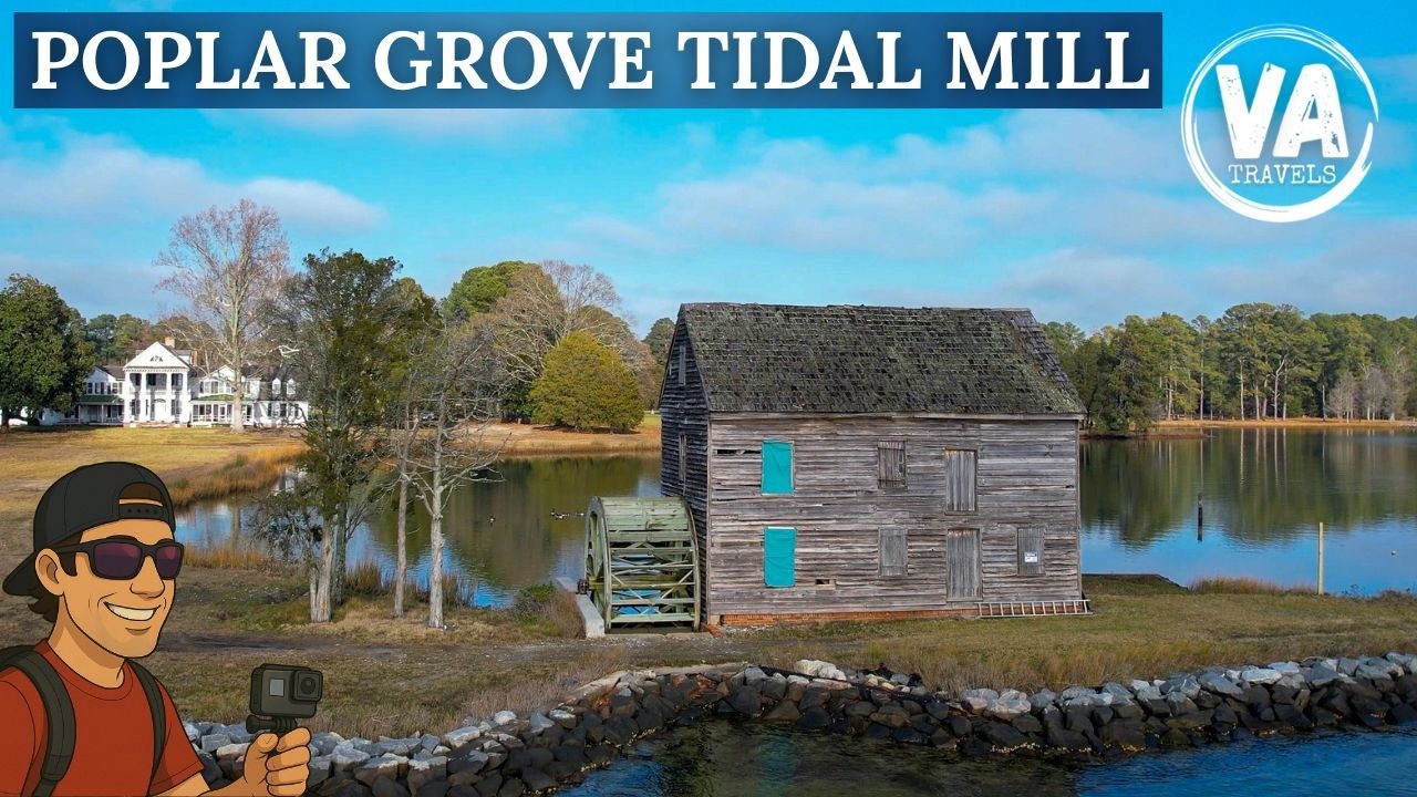 Last tidal mill in VA - POPLAR GROVE MILL - YouTube