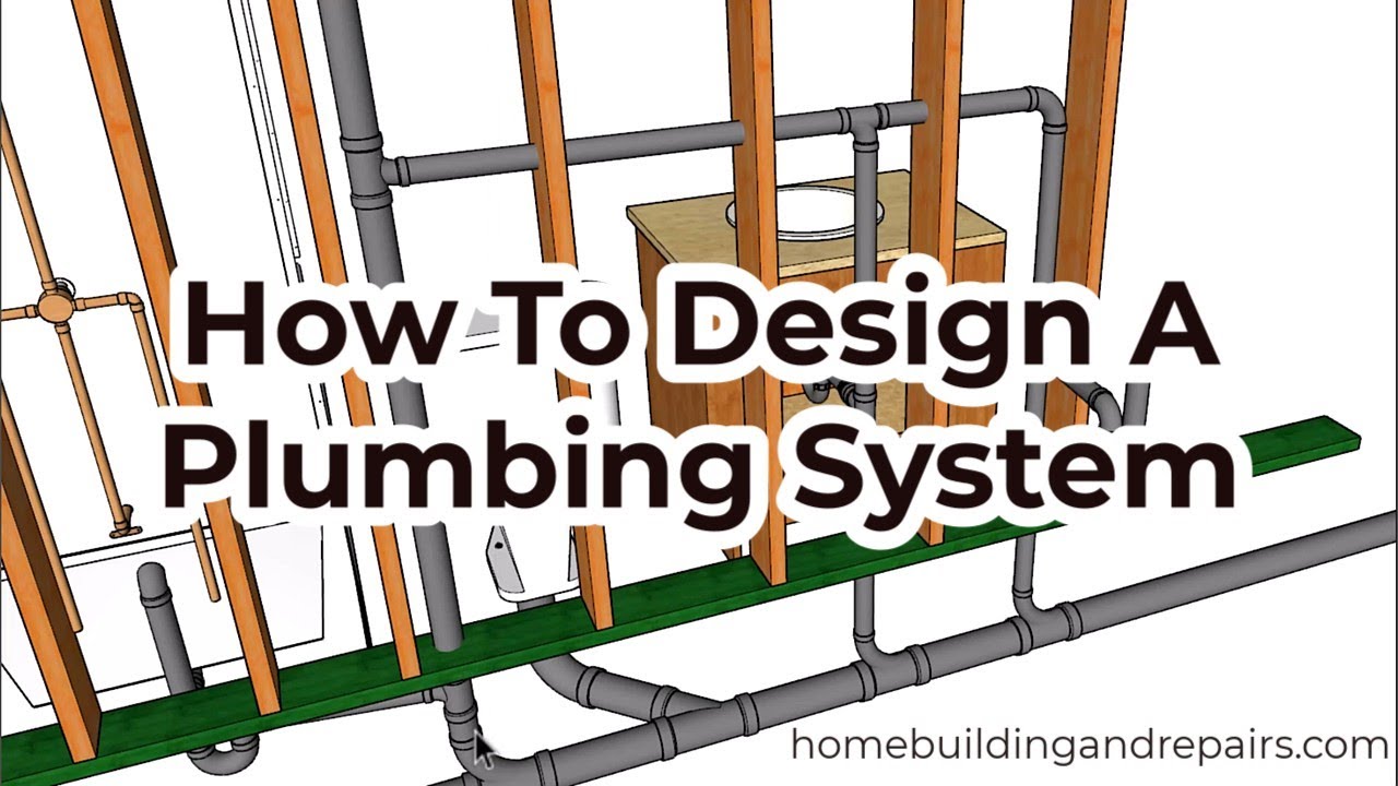 Plumbing Small House With Two Pro Drain And Vent (DWV) Layouts For Do ...