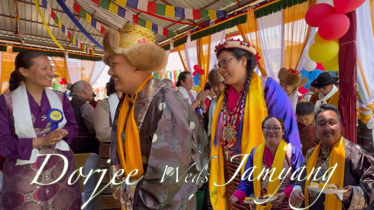 Wedding of Ngawang Dorjee & Jamyang Choezom 💍|| Tibetan vlogger || # ...