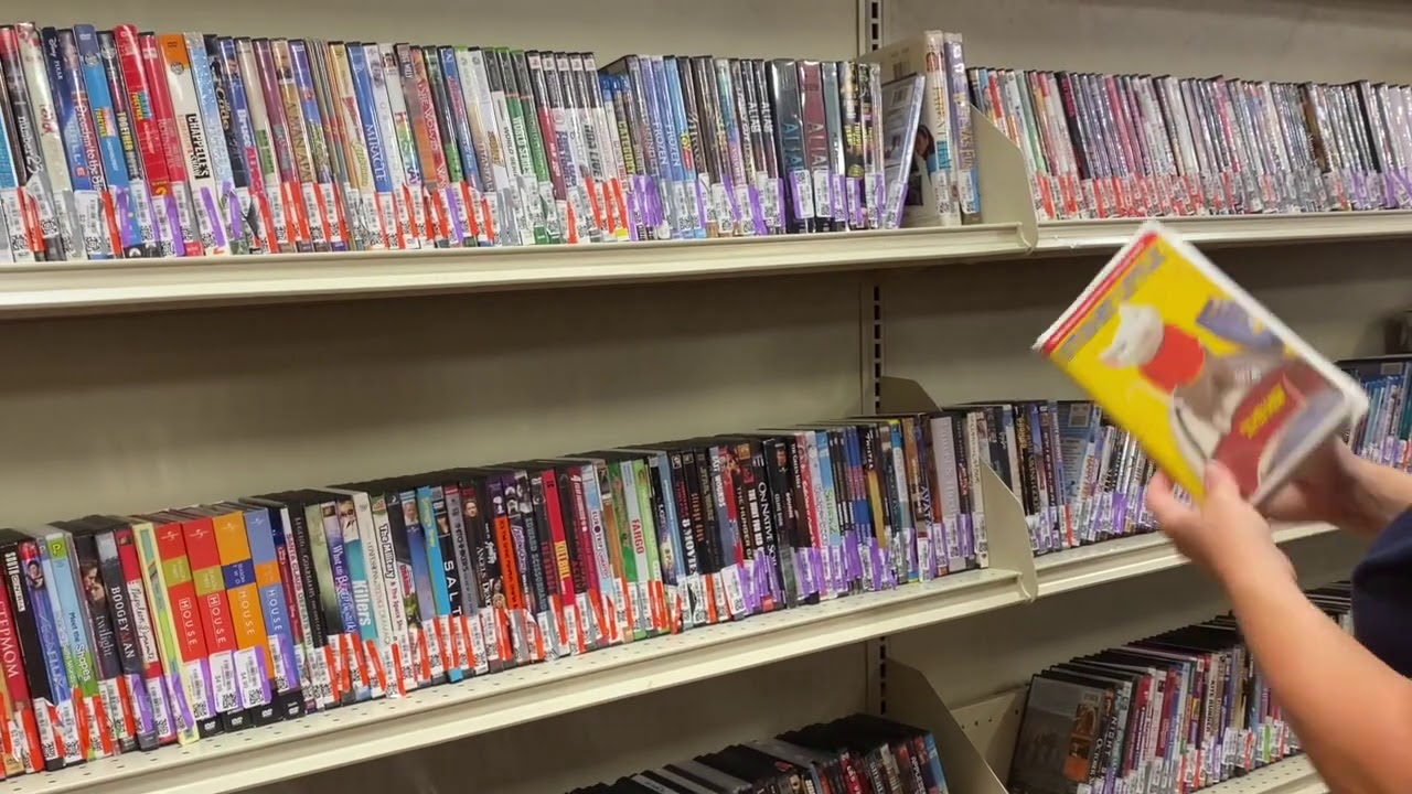 Video Model- Goodwill Retail Store Organizing Media Shelves - YouTube