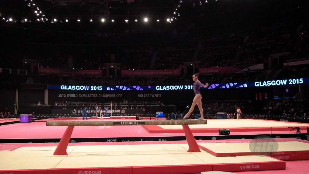 TRACIE Ang (MAS) - 2015 Artistic Worlds - Qualifications Balance Beam ...