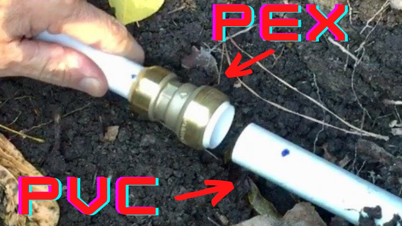 PEX To PVC Sharkbite Fittings And Silicone Wrap YouTube