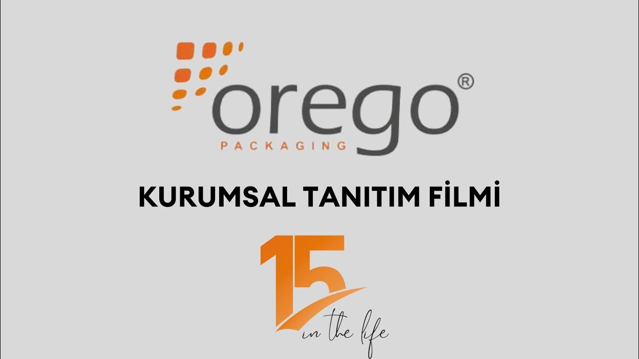 OREGO AMBALAJ KURUMSAL TANITIM FİLMİ - YouTube