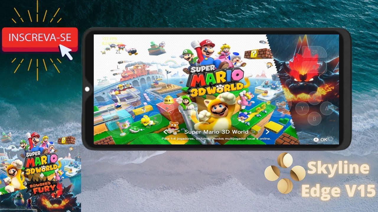 Skyline Edge Teste Super Mario 3D World + Bowser's Fury Parte 2 - YouTube