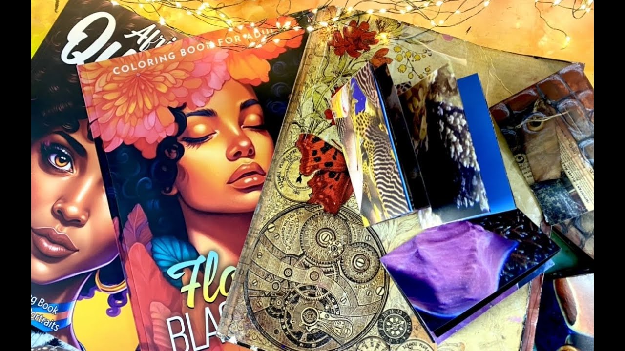 Mini Magazine Zines and New ColorBooks - YouTube