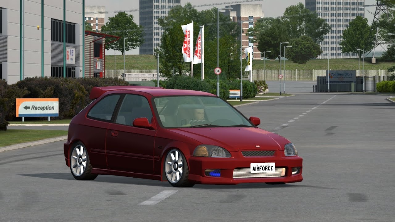 LFS 6R - HONDA CİVİC HB VTEC KÖPRÜ ALTI VTEC - LİNKLİ! - YouTube
