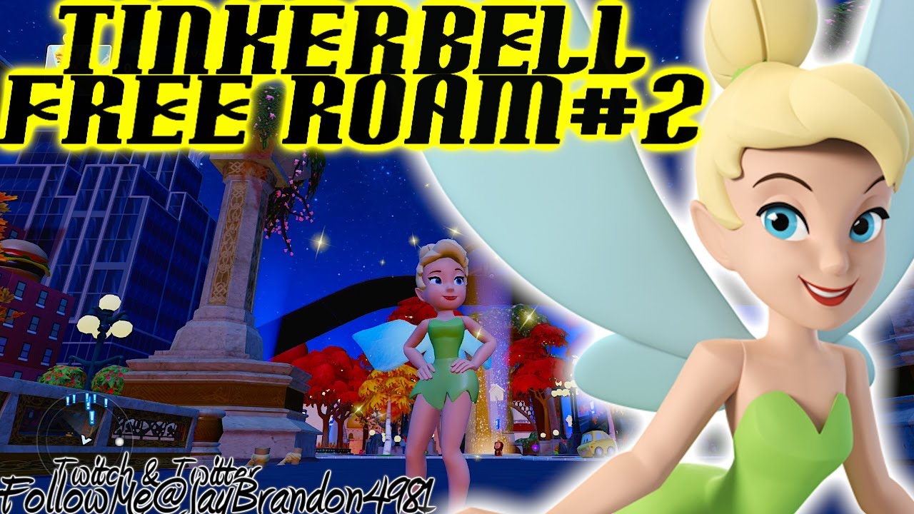 Disney Infinity 2.0 TinkerBell Full HD Free Roam Quest For Max Level ...