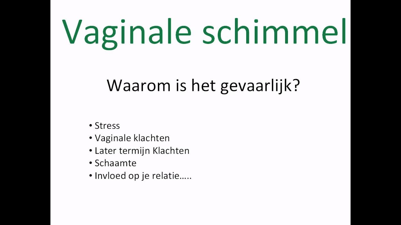 Vaginale schimmelinfectie - YouTube