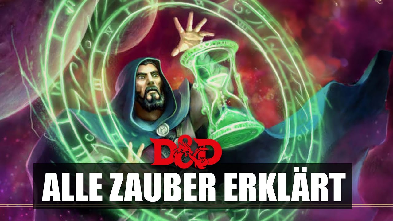 Alle DnD Zauber erklärt | #dnd #dungeonsanddragons - YouTube