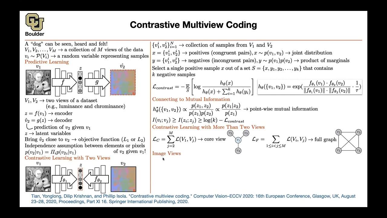 Contrastive Multiview Coding (Cont.) | Lecture 78 (Part 1) | Applied Deep Learning ...
