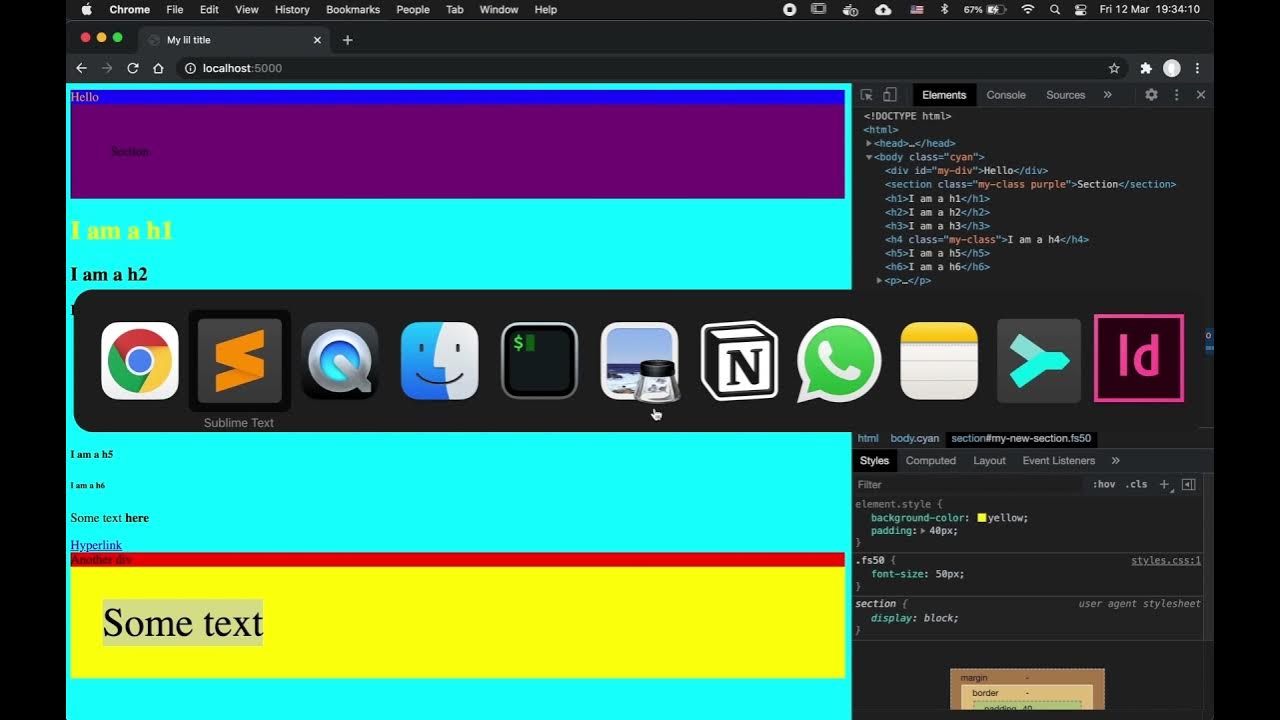 Web - DOM JS - Set an element's className - YouTube