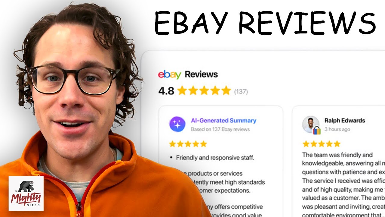 How to Add an Ebay Reviews Widget to Your Small Business Website - YouTube