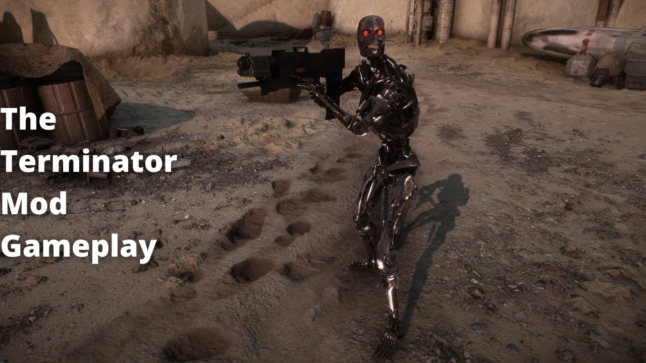 Star Wars Battlefront II - The Terminator Mod Gameplay - YouTube