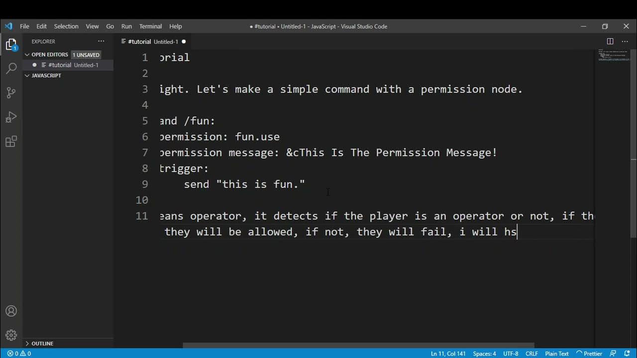 Skript | Commands With Permissions - YouTube