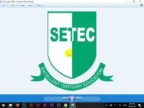 Photoshop Khmer Setec Logo Design - YouTube