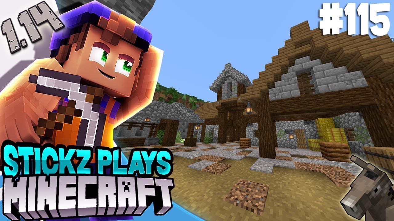 SP Minecraft S2 - DONKEY STABLES - EP 115 (1.14.3) - YouTube