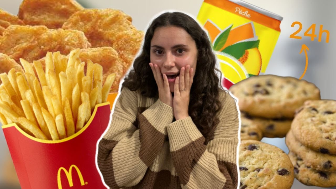 JE MANGE CE QUE JE VEUX PENDANT 24H (avec excès) ! - YouTube