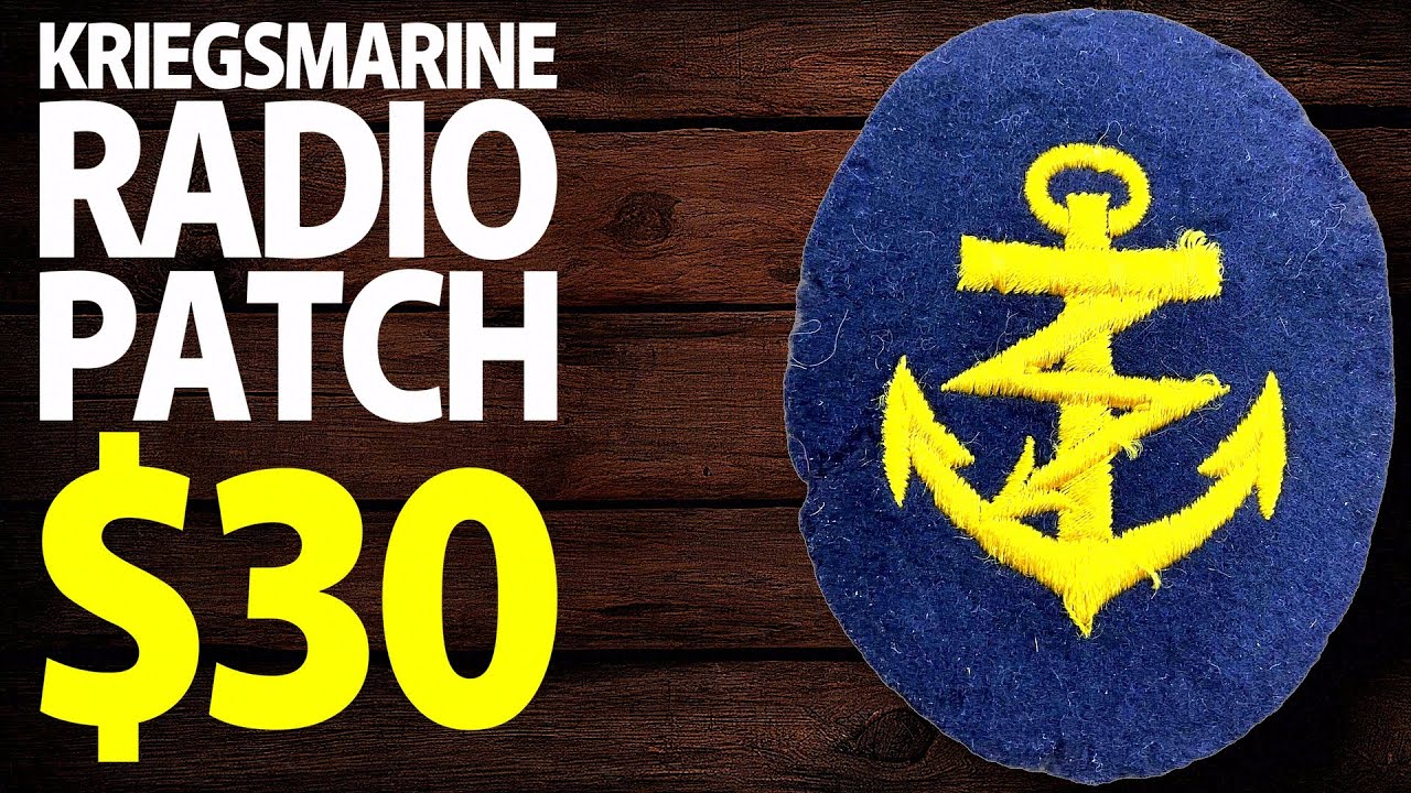 $30 | WW2 German Kriegsmarine Radio Operators Sleeve Patch Insignia ...