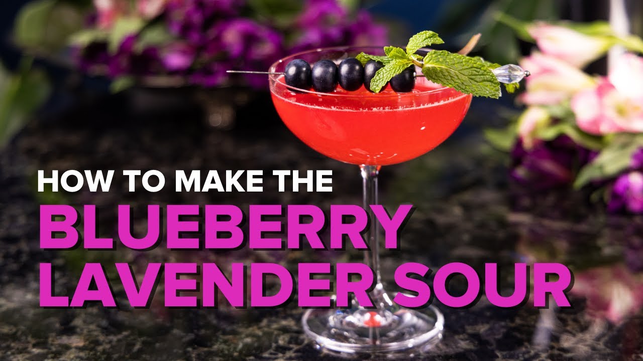 A Blueberry Vodka Sour Recipe: How To Make The Blueberry Lavender Sour ...