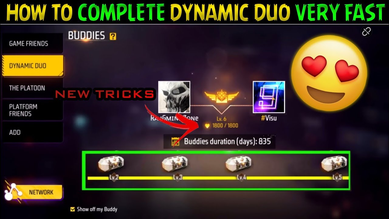 How to complete Dynamic Duo Level Fast In Free Fire | Dynamic Duo Jaldi ...