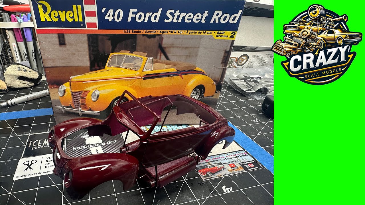 Revell 1940 Ford Street Rod Model Kit Update. R34 GTR Model Update ...
