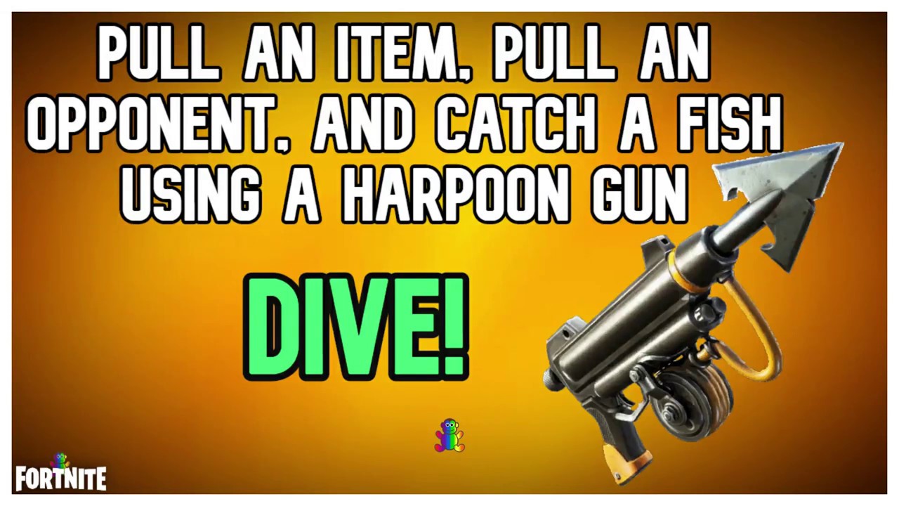 Fortnite - Pull an item, pull an opponent, and catch fish using Harpoon ...