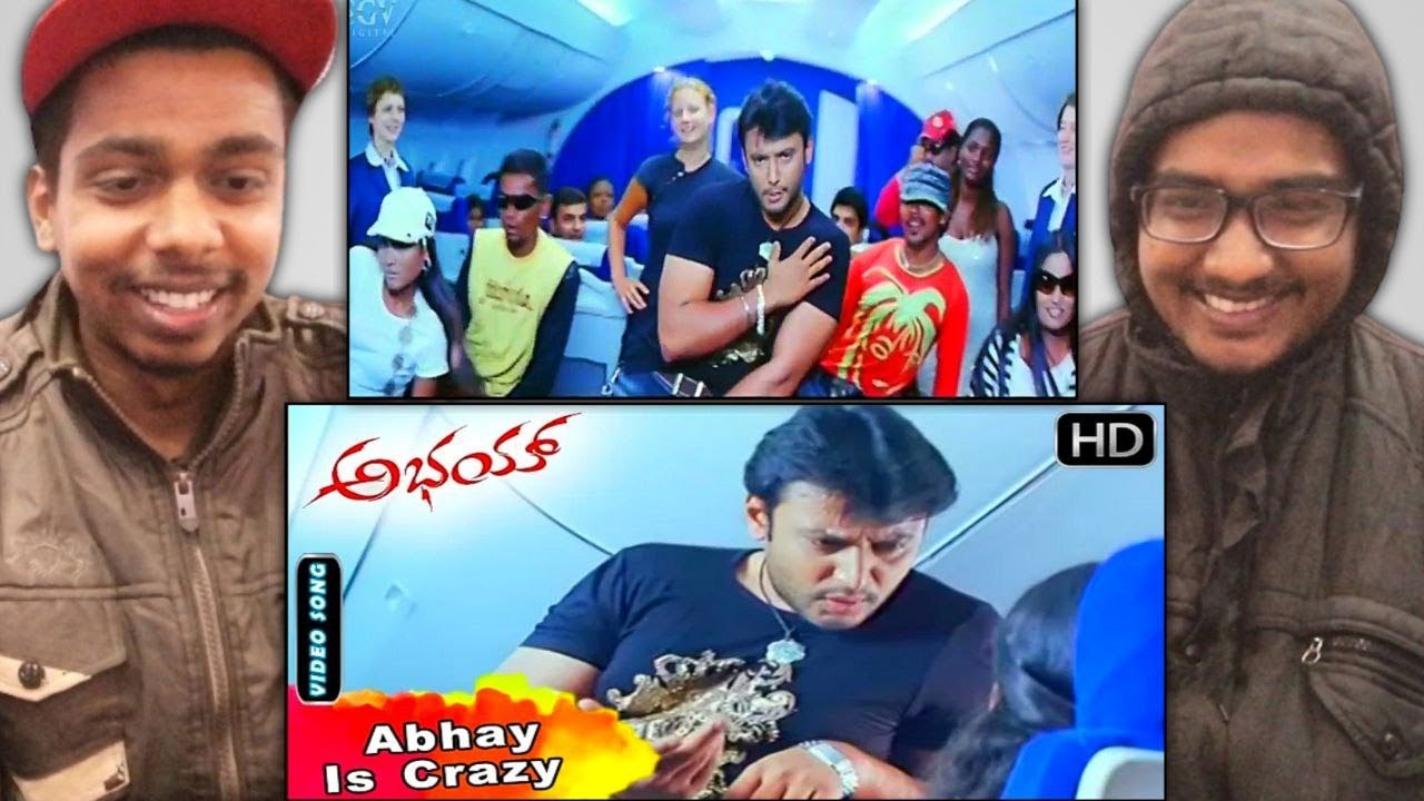Abhay Movie | Abhay Is Crazy Song Reaction | Darshan Songs | Aarthi | V ...