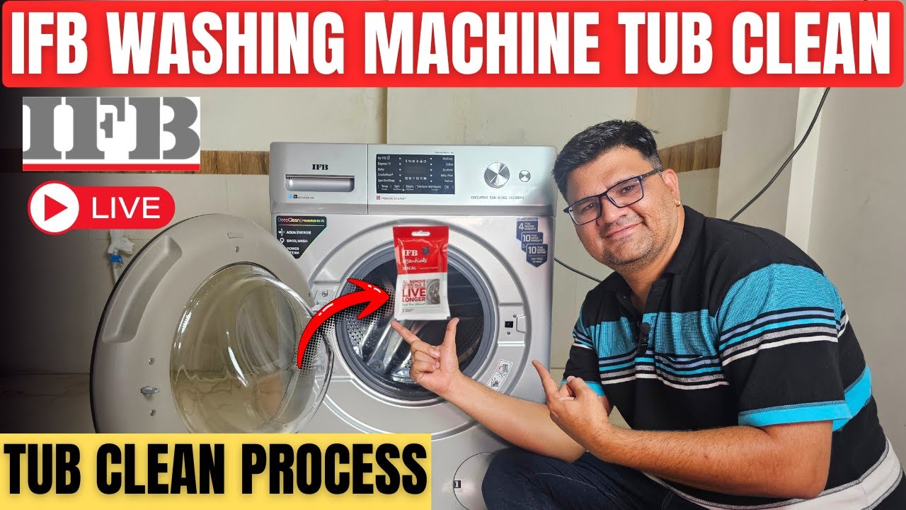 IFB Washing Machine Tub Clean ⚡ IFB Front Load Washing Machine Tub ...